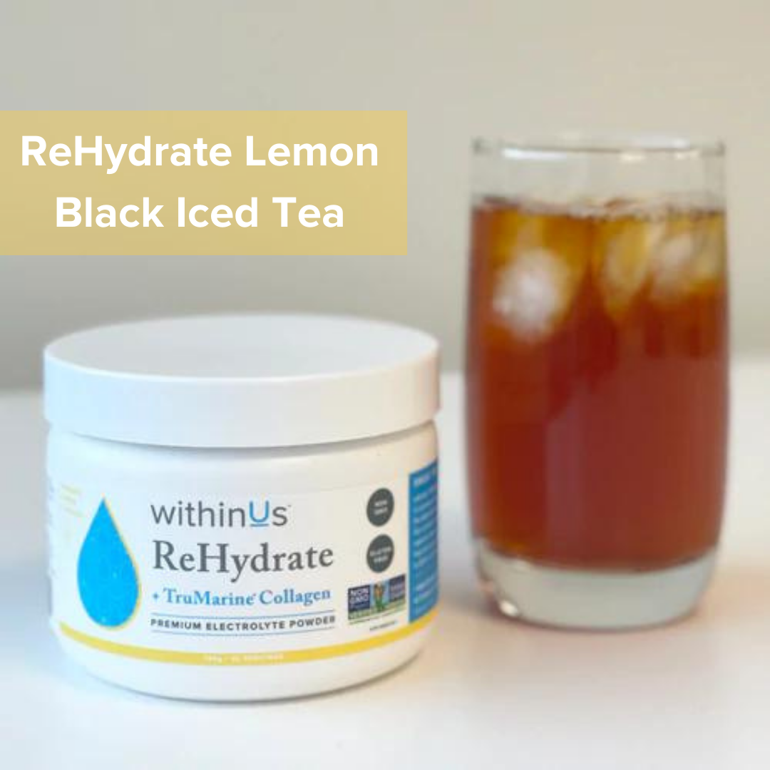 ReHydrate Lemon Black Iced Tea – withinUs® Natural Health